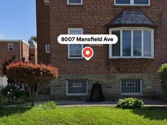 2 BR, 1 BA Apartment 8007 Mansfield Ave, Unit 2, Philadelphia, PA 19150