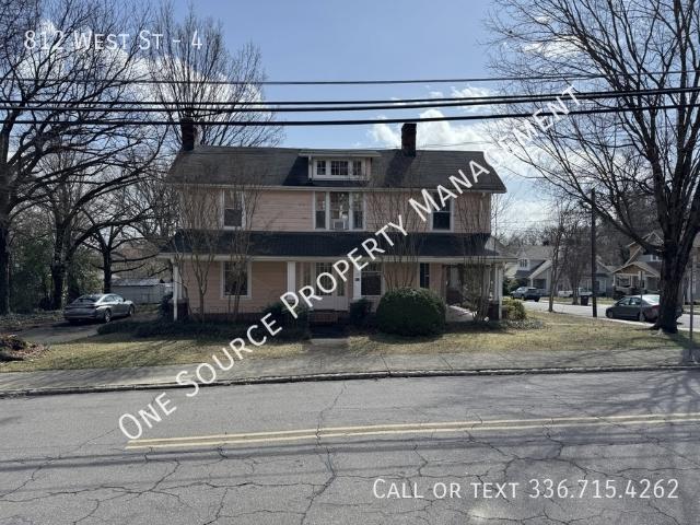 2 BR, 1 BA Apartment 812 West St, Winston Salem, NC 27101