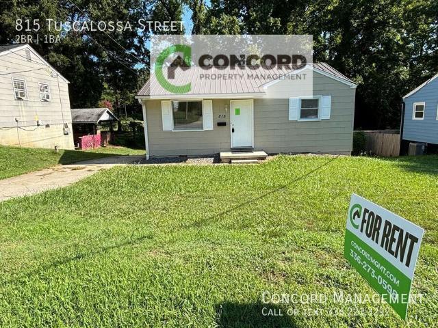 2 BR, 1 BA Apartment 815 Tuscalossa Street, Greensboro, NC 27406