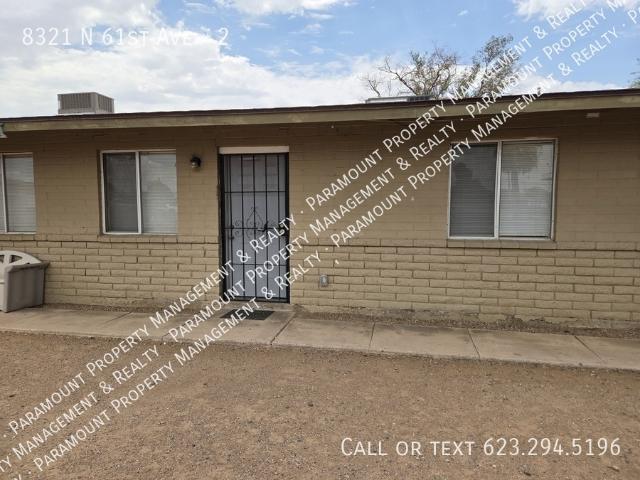 2 BR, 1 BA Apartment 8321 N 61st Ave, Glendale, AZ 85302