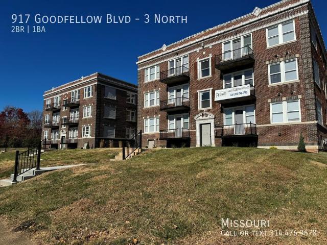2 BR, 1 BA Apartment 917 Goodfellow Blvd, St. Louis, MO 63112