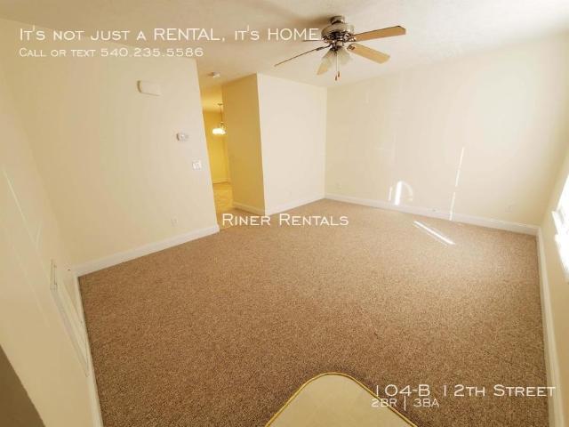 2 BR, 2.5 BA Apartment 104 B 12th Street, Grottoes, VA 24441