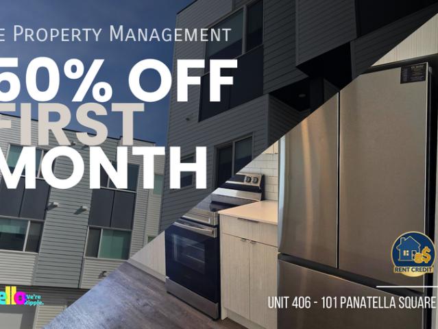 2 BR, 2.5 BA Apartment 101 Panatella Sq NW, Calgary, AB T3K 6C7
