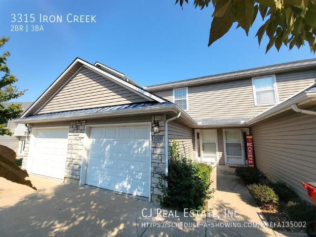 2 BR, 2.5 BA Apartment 3315 Iron Creek, Blue Springs, MO 64015