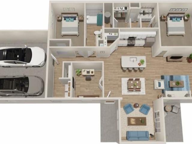 2 Br, 2 bath, Townhouse/Brownstone/RowHouse 1405 Wyles Dr