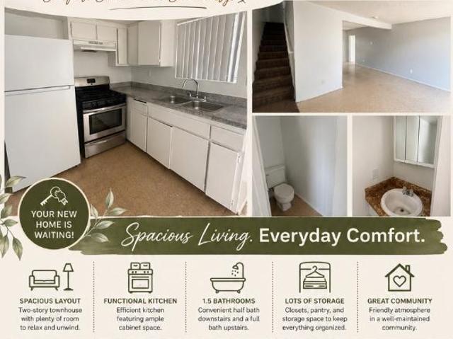 2 Br, 2 bath, Townhouse/Brownstone/RowHouse 18182 Casaba Rd