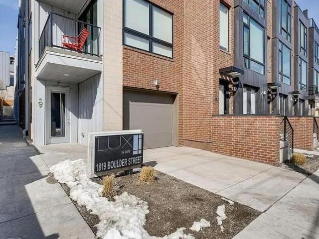 2 Br, 2 bath, Townhouse/Brownstone/RowHouse 1819 Boulder Street