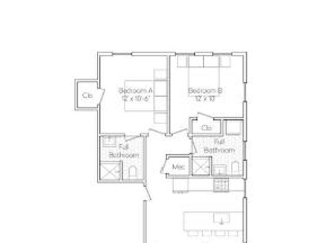 2 Br, 2 bath, Apartment 14 Vinton Street