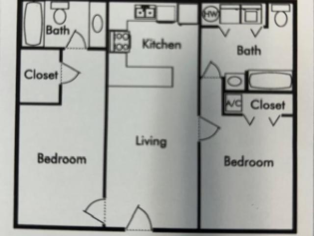 2 Br, 2 bath, Apartment 1565 Fitzgeralds Boulevard