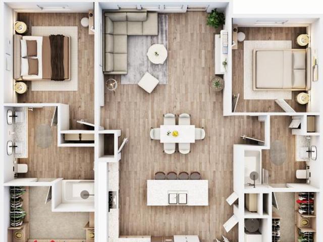 2 Br, 2 bath, Apartment 1701 N Stemmons Fwy