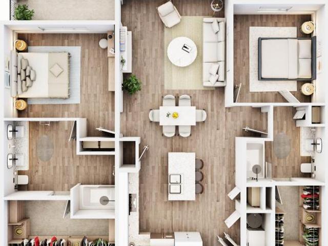 2 Br, 2 bath, Apartment 1701 N Stemmons Fwy