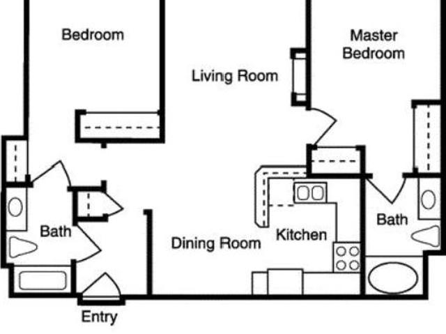 2 Br, 2 bath, Apartment 1845 Butler Ave