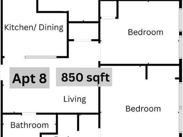 2 Br, 2 bath, Apartment 201 West Main Street