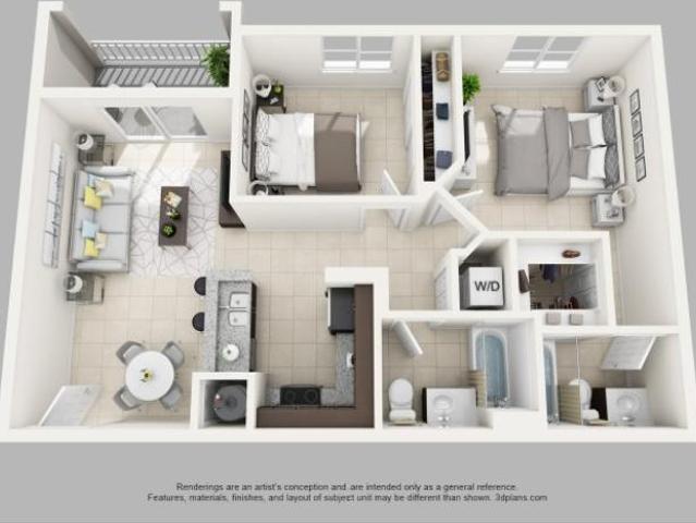 2 Br, 2 bath, Apartment 4400 NW 79th Avenue