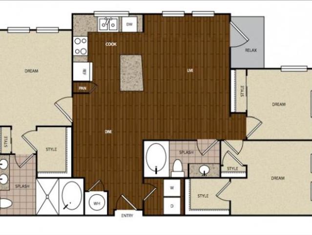 2 Br, 2 bath, Apartment 4611 North Federal Highway