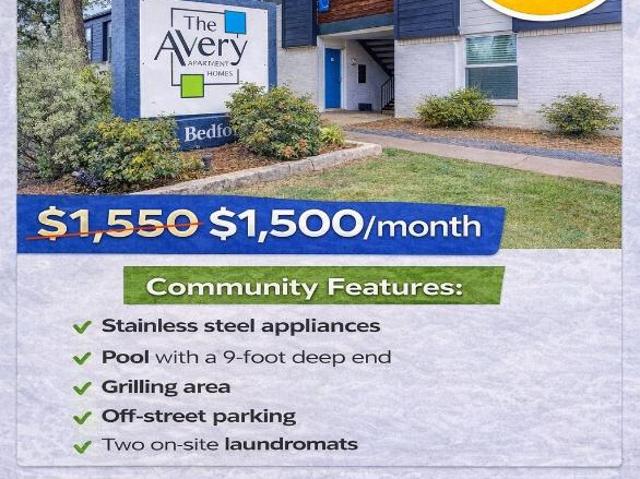 2 Br, 2 bath, Condo 531 Bedford Rd