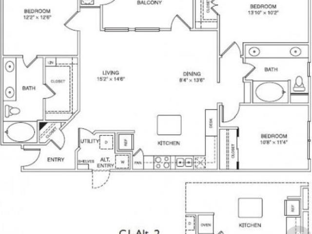 2 Br, 2 bath, Condo 7301 N Fm 620