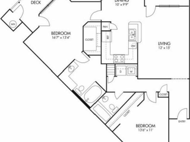 2 Br, 2 bath, Condo 8107 Mesa Dr