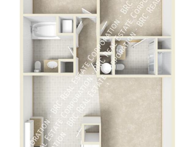 2 Br, 2 bath, Condo 1300 Milky Way