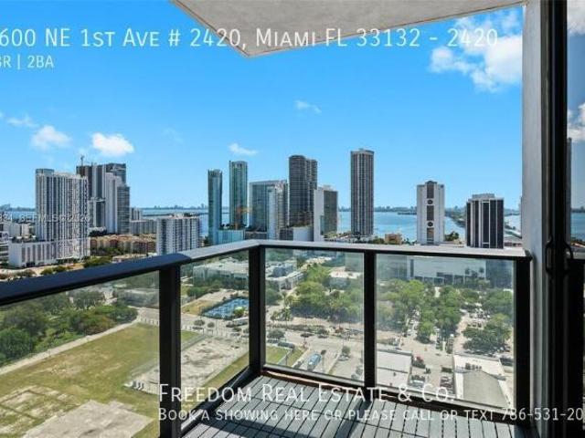 2 Br, 2 bath, Condo 1600 NE 1st Ave
