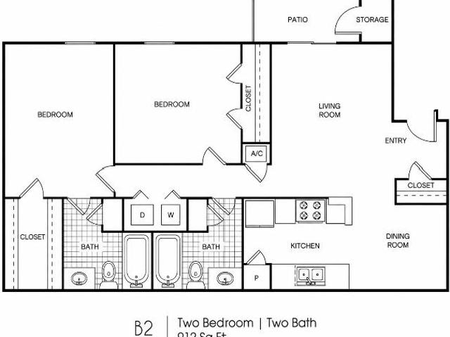 2 Br, 2 bath, Condo 2702 W Bay Area Blvd