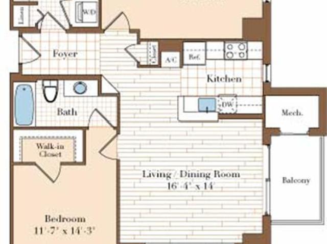 2 Br, 2 bath, Condo 2726 Gallows Rd