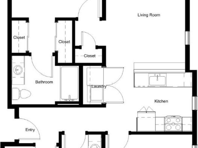 2 Br, 2 bath, Apartment 5402 77th Street West