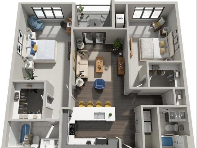 2 Br, 2 bath, Apartment 106 Morning Glory Court