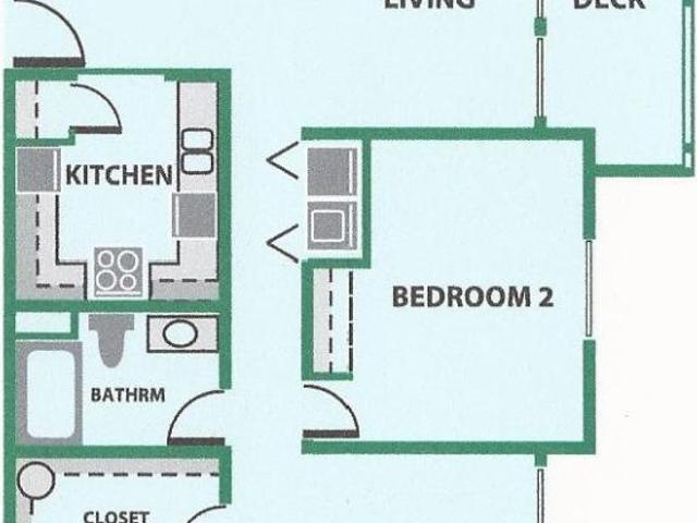 2 Br, 2 bath, Apartment 3966 Byron Avenue
