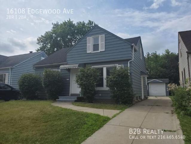 2 Br, 2 bath, Single Family 16108 Edgewood Ave