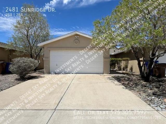 2 Br, 2 bath, Single Family 2481 Sunridge Dr