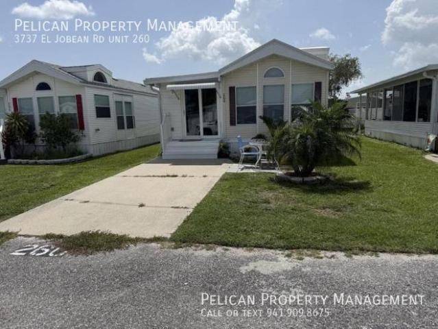 2 Br, 2 bath, Single Family 3737 El Jobean Rd