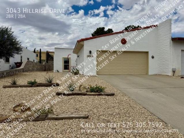 2 Br, 2 bath, Single Family 3043 Hillrise Drive