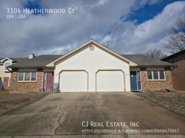 2 Br, 2 bath, Single Family 3104 Heatherwood Ct