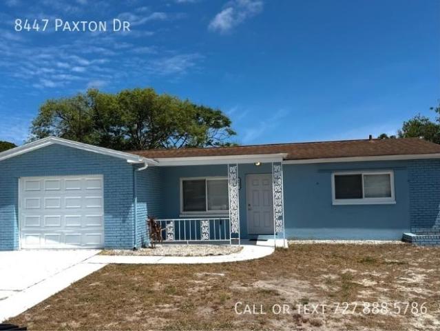 2 Br, 2 bath, Single Family 8447 Paxton Dr