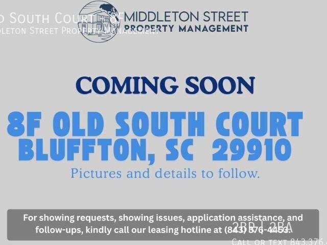 2 BR, 2 BA Apartment Old South Court, Bluffton, SC 29910