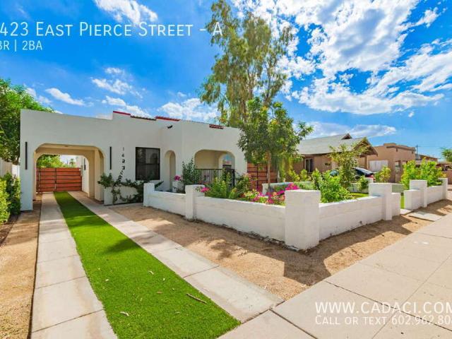 2 BR, 2 BA Apartment 1423 East Pierce Street, Phoenix, AZ 85006
