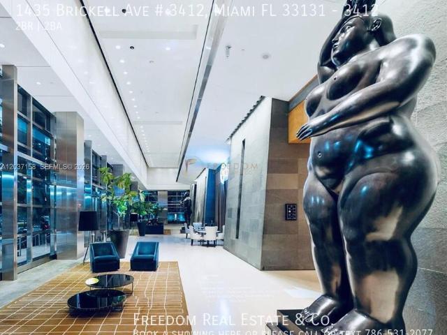2 BR, 2 BA Apartment 1435 Brickell Ave # 3412, Miami FL 33131, Miami, FL 33131