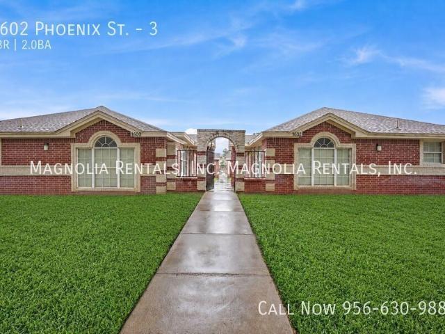 2 BR, 2 BA Apartment 1602 Phoenix St Edinburg, TX 78541