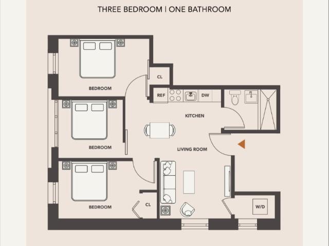 2 BR, 2 BA Apartment 16 Howard Avenue, Brooklyn, NY 11221