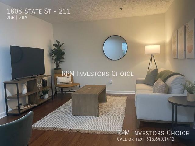 2 BR, 2 BA Apartment 1808 State St, Nashville, TN 37203