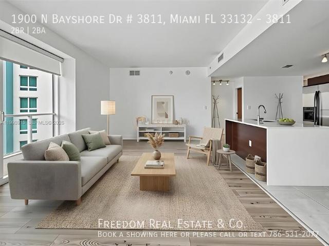 2 BR, 2 BA Apartment 1900 N Bayshore Dr # 3811, Miami FL 33132, Miami, FL 33132