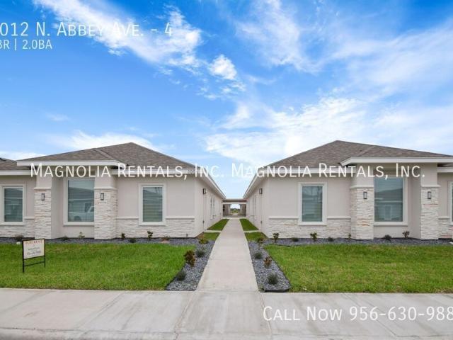 2 BR, 2 BA Apartment 1012 N. Abbey Ave Edinburg, TX 78541