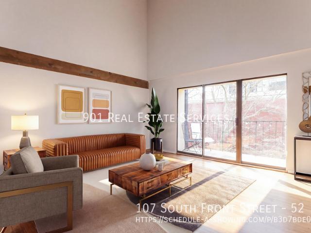2 BR, 2 BA Apartment 107 South Front Street, Memphis, TN 38103
