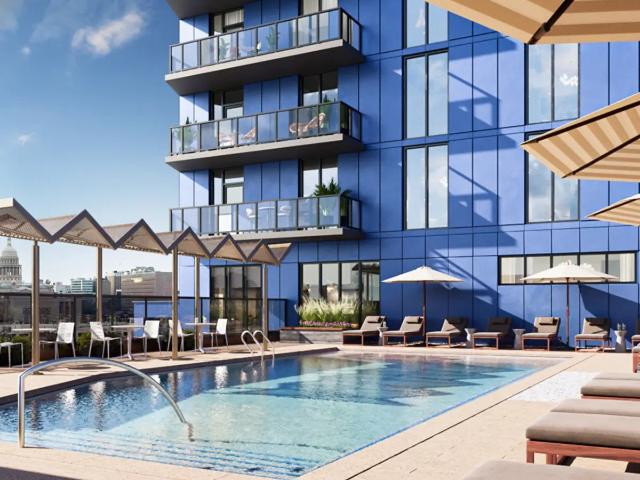 2 BR, 2 BA Apartment 1100 Sabine St, Austin, TX 78701