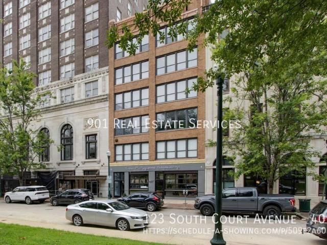 2 BR, 2 BA Apartment 123 South Court Avenue, Memphis, TN 38103