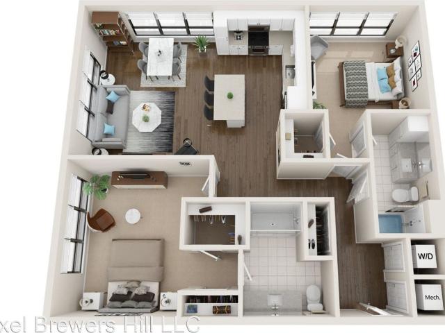 2 BR, 2 BA Apartment 1211 S Eaton Street Unit 6069, Baltimore, MD 21224