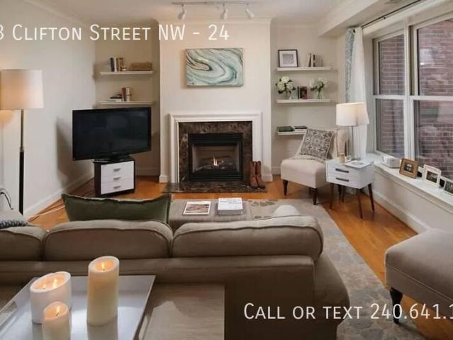 2 BR, 2 BA Apartment 1323 Clifton Street NW, Washington, DC 20009