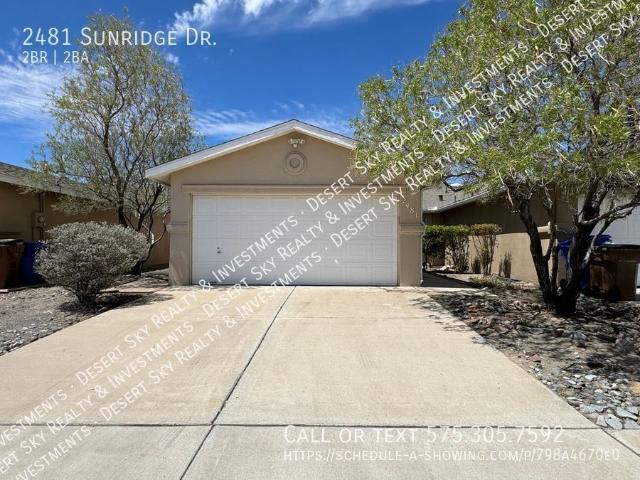 2 BR, 2 BA Apartment 2481 Sunridge Dr Las Cruces, NM 88012