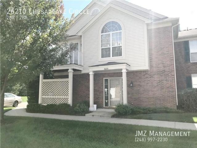 2 BR, 2 BA Apartment 26210 Chesapeake Circle, Commerce Twp, MI 48390